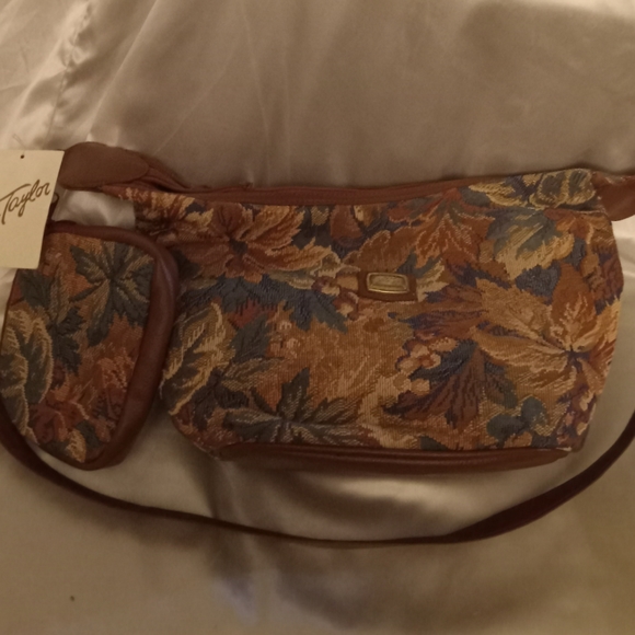 Lou Taylor | Bags | Lou Taylor Two Zipper Handbag With Matching Coin ...